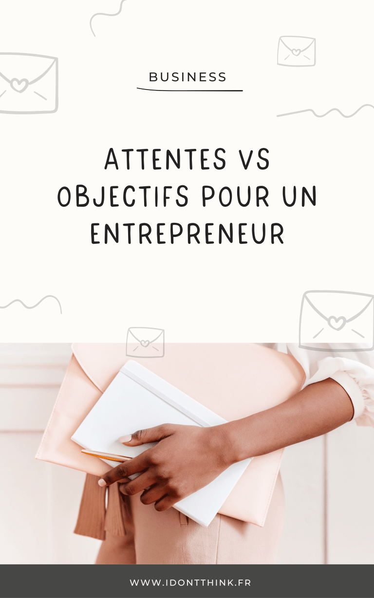 Quelles différences entre attente et objectifs en business
